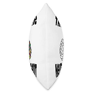 Neurodiversity Neurodivergent Gifts The Future is Neurodivergent Funny Neurodiversity Autism ADD Throw Pillow, 18x18, Multicolor