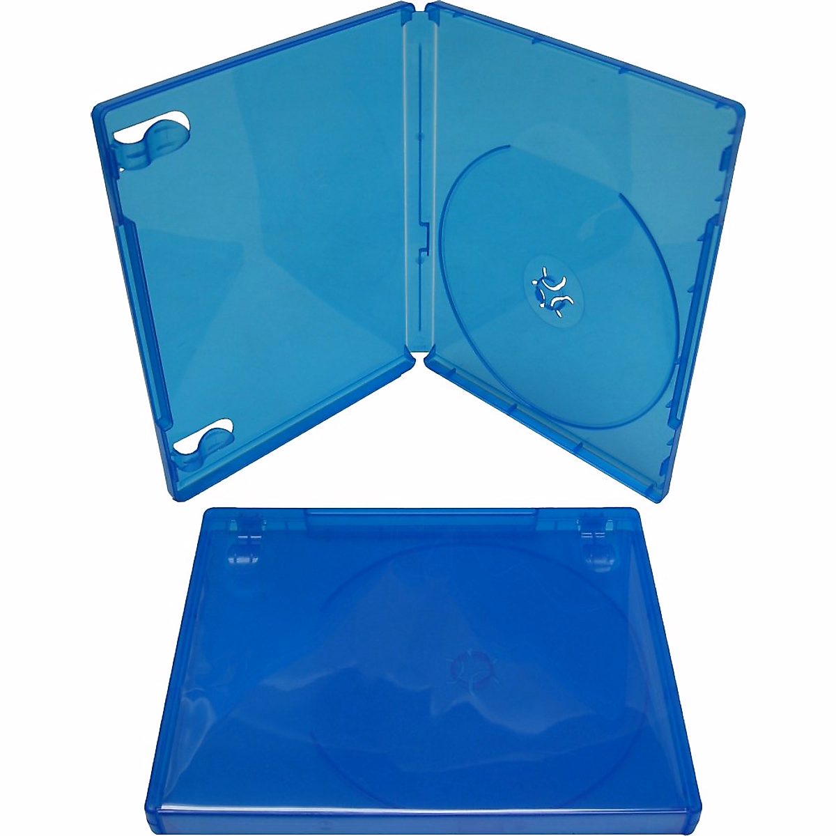 (50) Blue Game Cases - Compatible With Playstation 4 - 1 Disc Capacity - 14mm - #VGBR14PS4BL