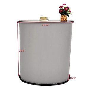 36.4" Tall X 35.6" Wide X 17" Deep Portable Lightweight Tradeshow Podium Lectern Pulpit Economy Event Party Wedding White Or Black Easy to Carry Speaker Organizer Table Countertop 15111-NF