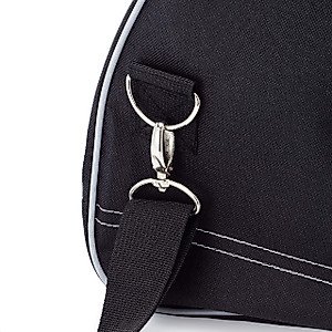 Athletico Ice Skate Bag + Large Skate Blade Cover - Bundle Includes Skate Bag for Ice Skates, Figure Skates, or Hockey Skates and Blade Cover to Protect Blades (Black) (Black, Large)