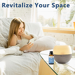 Fresh Linen Fragrance Oil - ESSLUX Aromatherapy Essential Clean Scented Oils for Diffuser, Massage, Soap, Candle Making Scents, Perfume, Home Fragrance, 30 ml