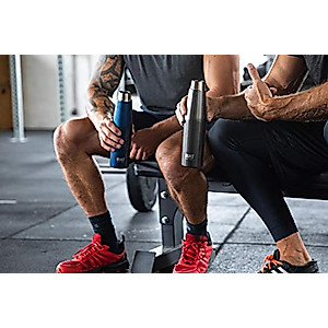 BUILT Perfect Seal Vacuum Insulated Water Bottle, 540 ml, Navy