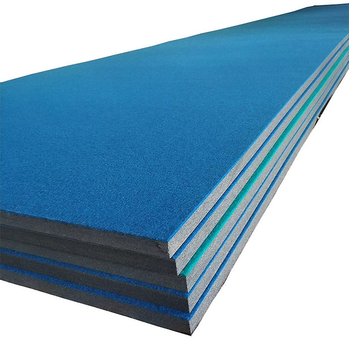 Indoor Gymnastics Tracks Exercise Mat Roll Out Cheerleading Fitness Mats with a Grippy Gym Carpet Top Sturdy Foam Wrestling Mats for MMA, Gymnastics (Size : 3m*1.83m*4cm)