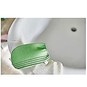 Korean Exfoliating Bath and Shower Sponge Body Towel Glove (2 Pack)