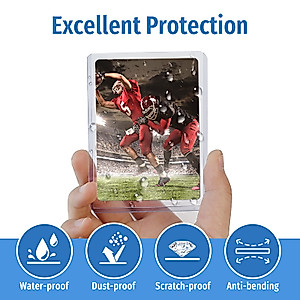 Foldermax Top Loaders Baseball Card Sleeves Trading Card Sleeve Baseball Card Protectors Toploader Card Protectors (30 Count)