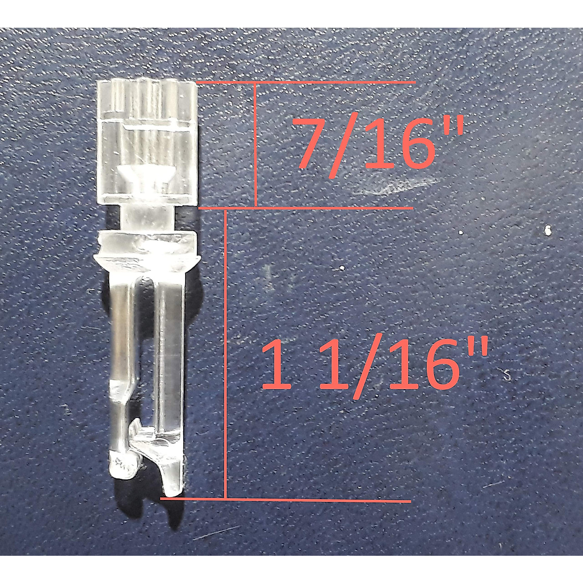 Blind Parts Vertical Blind Track Carrier Stem/Hook w/C Clips - No Carrier (5)