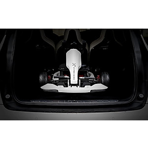 HYPER GOGO Drift GoKart Kit-Hoverboard Attachment,Outdoor Race Pedal Go Cart Car for Kids and Adults (White)