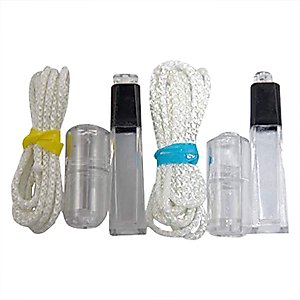 Cord Condenser for Blinds. 2 Sets HomeAmore Condensers, White Cords and Designer Tassels for Window Blinds. Instantly Update Horizontals with Safety Features in Mind. 6 Pieces in Package.