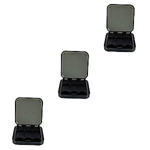 ibasenice 3pcs game cartridge Game Storage game holder gaming organizer game card organizer game card protective case game card carrying case portable hard shell protector card box lite abs