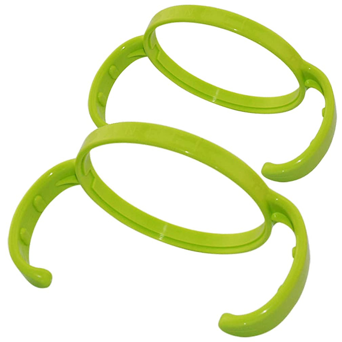 Bottle Handles Grip Compatible for Comotomo Baby Feeding Bottle (2 Count, Green)