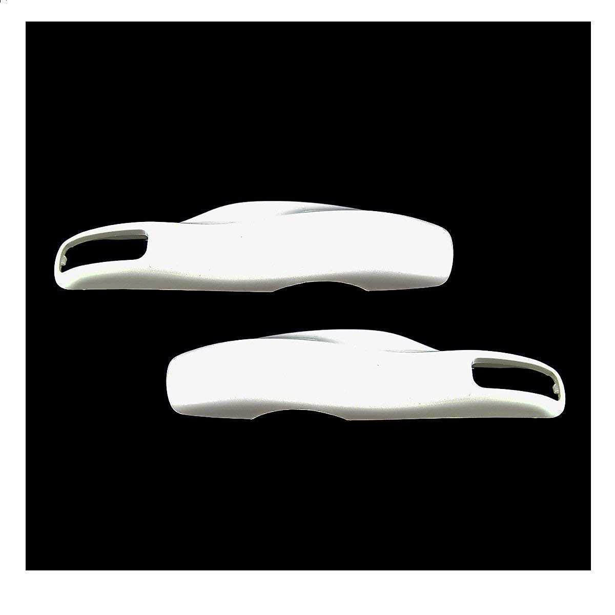 Xotic Tech White Smart Remote Key Fob Protector Cover Shell Case Holder Compatible with Porsche Boxster Cayenne Panamera Cayman Macan Carrera 911 991 918 Spyder(Fits 3 Button)