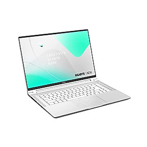 GIGABYTE AERO 16 OLED: 16.0" 16:10 Thin Bezel 4K UHD+ 3840x2400 60Hz OLED, NVIDIA GeForce RTX 4070 GPU 8GB GDDR6, Intel Core i7-13700H, 16GB DDR5 RAM, 1TB SSD, Win11 Home (AERO 16 OLED BSF-73US994SH)