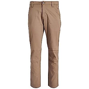 Vertx Delta 2.1 Mens Stretch Pants Straight Leg with Pockets Lightweight Cotton Casual Workwear Pants for Men, Desert Tan, 36W x 34L
