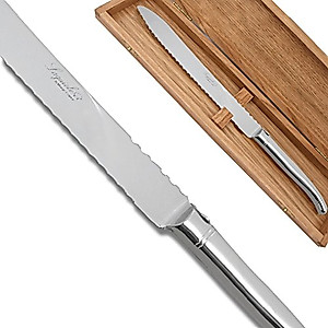 LAGUIOLE Prestige Range bread knife - Polished finish direct from France