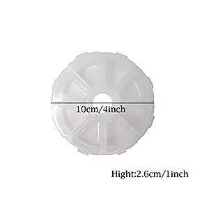 Honbay 2PCS Plastic Storage Organizer Containers Jewelry Box Fishing Box Pill Box