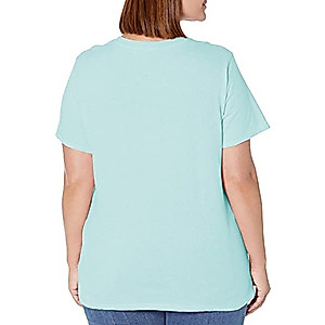 Vera Bradley Women's Cotton Short Sleeve Crewneck Graphic T-shirt (Extended Size Range), Turtle Dream, Medium