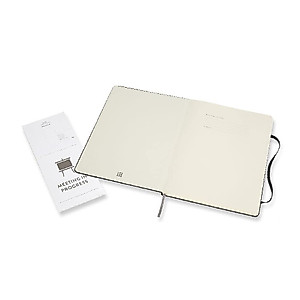 Moleskine PRO Notebook, Hard Cover, XL (7.5" x 9.5") Professional Project Planning, Black, 192 Pages