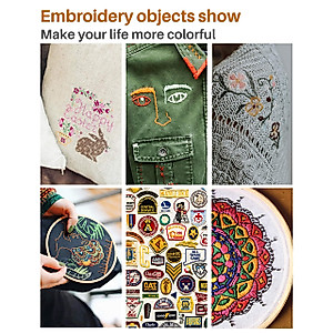 Embroidery Stabilizers, 12 in X 50 Yard Tear Away Stabilizers for Embroidery Machine, 1.8 OZ Embroidery Fabric by DF DUALFERV