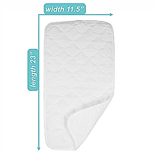 TL Care Ultra Soft Quilted Waterproof Changing Table Pad Liners, 11.5" x 23" 3Count