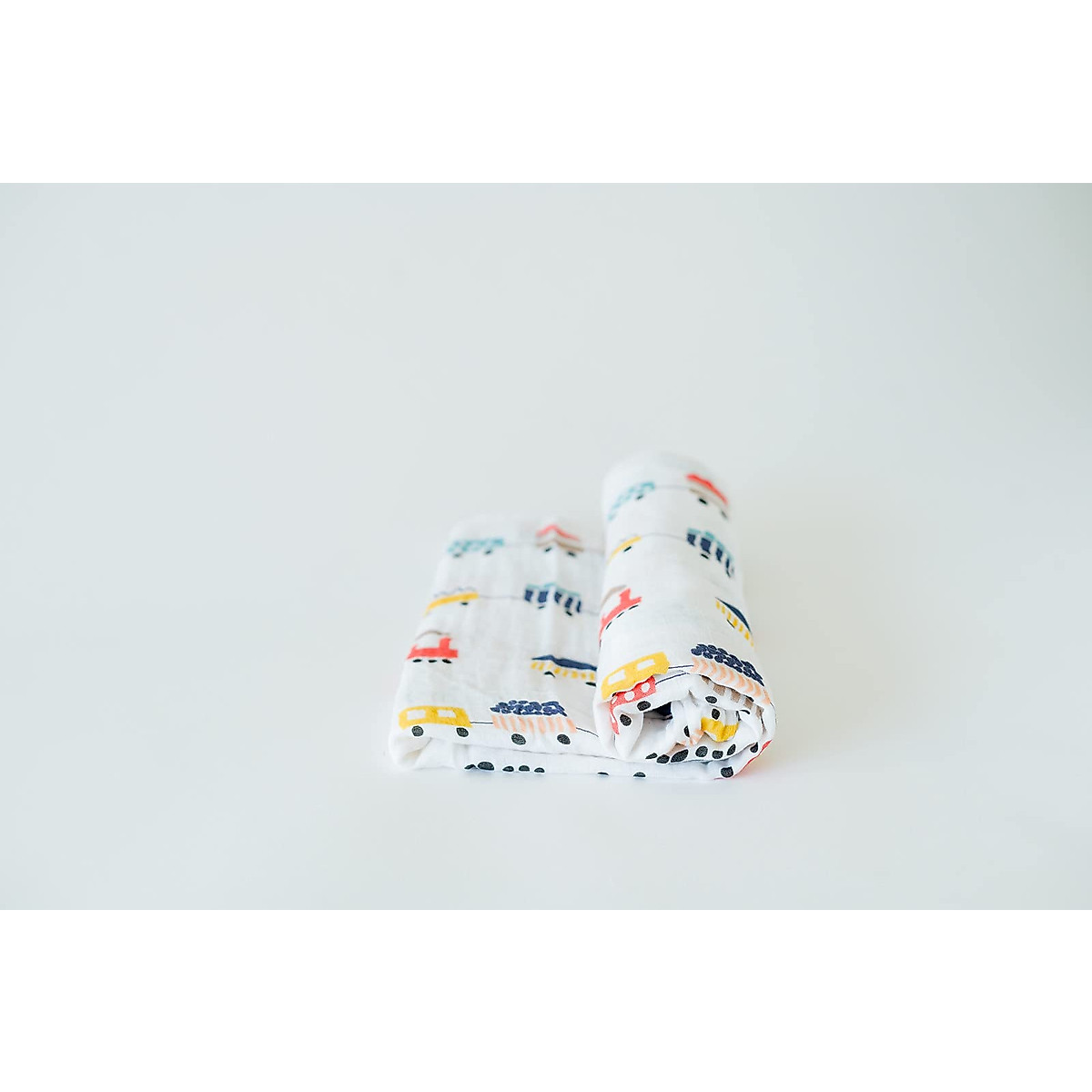 ADDISON BELLE – 2 Pack Swaddle Blanket – 100% Muslin Cotton Newborn Swaddle for Baby Boy/Girl – Soft Lightweight Baby Wrap + Receiving Blanket – Unisex – 47” x 47” (Cars+Trains)