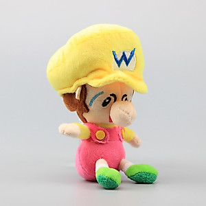 uiuoutoy Baby Wluigi & Baby Wario Plush 6'' Set 2pcs
