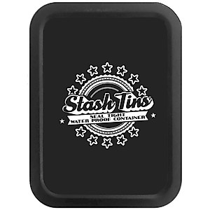 Stash Tins - Munchies by Daveed Benito Rectangular Storage Container - 4.37" L x 3.5" W x 1" H