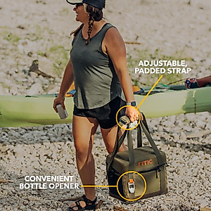 RTIC 28 Can Everyday Cooler, Soft Sided Portable Insulated Cooling for Lunch, Beach, Drink, Beverage, Travel, Camping, Picnic, for Men and Women, Navy