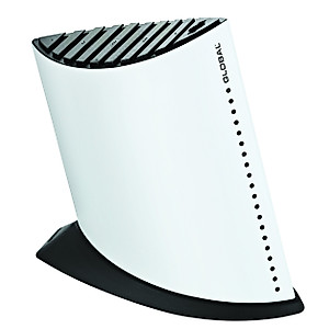 Global GKB-52/CW, 10 Slot Knife Block, White