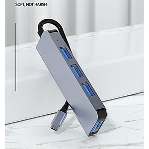 4 in 1 Type-C to 4USB Smart Dock Compatibility 1*USB 3.0 3*USB2.0 Aluminum Alloy Enclosure