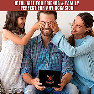 Big Meat Injectors For Smoking - Stainless Steel Meat Injector Syringe Starter Kit, 2oz Marinade Injector Gift Set with 3 Needles, Food Thermometer & Basting Brush - Food Injector