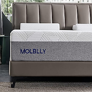 Molblly Full Mattress, 10 inch Gel Memory Foam Full Size Mattress in a Box, Medium Firm Bed Mattress Full, Cool Sleep & Comfy Support, 10 Year Support