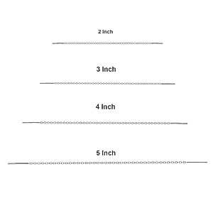 YFN Threader Earrings Sterling Silver 2 Inch Chain -Earrings for Women Dangle Earrings Thread Dangling Threaded Long Chain Earring Nickel Free Hypoallergenic Ear for Women
