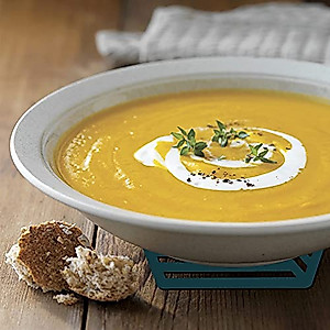 Silicone Pot Holder Trivet Mats, KUFUNG Heat Resistant Table Dish Drying Mat, Hot Pads Spoon Rest, Non Slip, Flexible, Durable, Dishwasher Safe (Mixed Color, S-3Pcs)