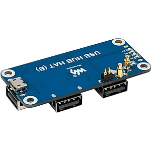 BFab USB HUB HAT (B) for Raspberry Pi 4B/3B+/3A+/2B/Zero/Zero W/Zero WH,with 4X USB 2.0 Ports patible with USB 2.0 / 1.1