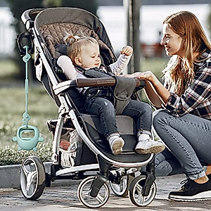 4 Pack Pacifier Clip, Toy Safety Straps, Conch Design Silicone Adjustable Baby Pacifier Teether Straps, 4pcs Toddler Toy Bottle Harness Straps for Strollers, High Chair, Cribs, Bags, BPA Free