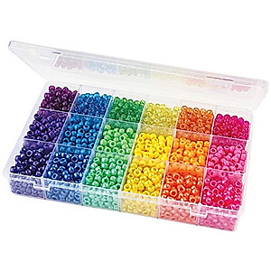 Beadery B6262 The Sparkles Pony Bead Box - approximately 2300 beads