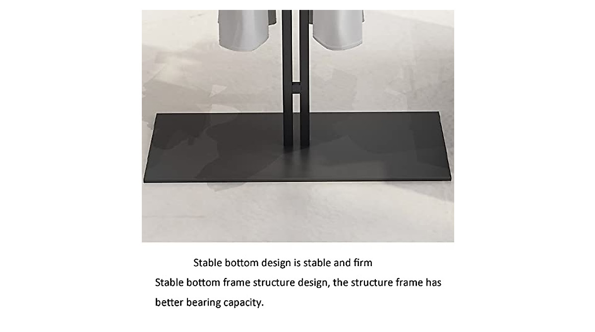 Buy T-Shaped Metal Clothing Rack | Stylish Industrial Display Stand