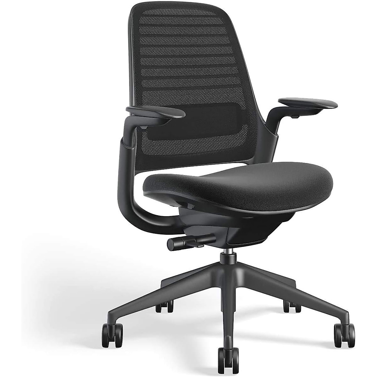 Steelcase Series 1 Work Office Chair - Licorice, Hard Floor Casters