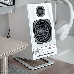 Audioengine A2-HD Wireless Bluetooth PC and Computer Desktop Speakers with aptX HD - USB, RCA, Headphone Compatible