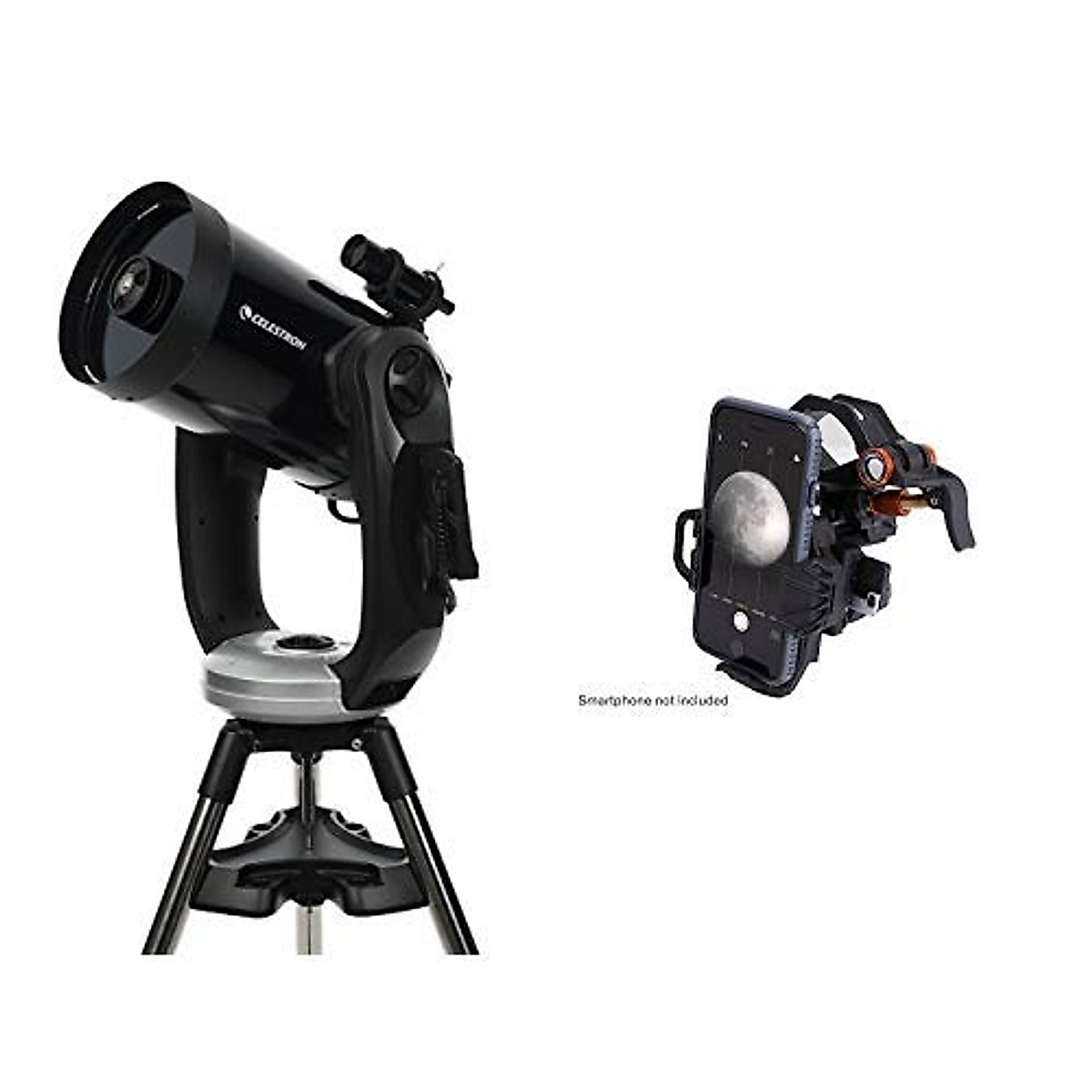 Celestron CPC 1100 StarBright XLT GPS Schmidt-Cassegrain 2800mm Telescope with Tripod and Tube with NexYZ 3-Axis Universal Smartphone Adapter