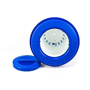 FibroPool Supersize Floating Chlorine Tablet Dispenser - Holds 3 Pounds of Tablets - 12 Inches Long - Adjustable Release