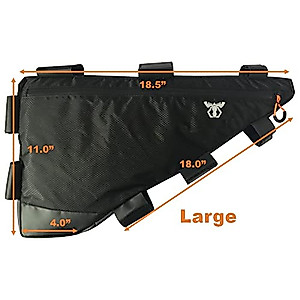 Trail Mountain Bike Full Frame Bag | Bicycle Touring, Bikepacking, Commuting Pack | Trail/Mountain Small, Medium, Large