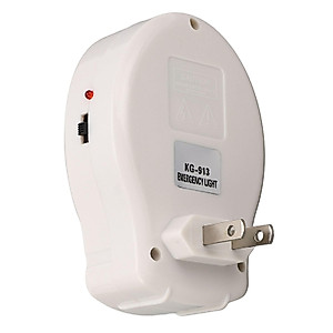 Plug in Emergency Light Rechargeable Home Automatic Power Failure Outage Light Fire Emergency Light AC110‑240V (US Plug)