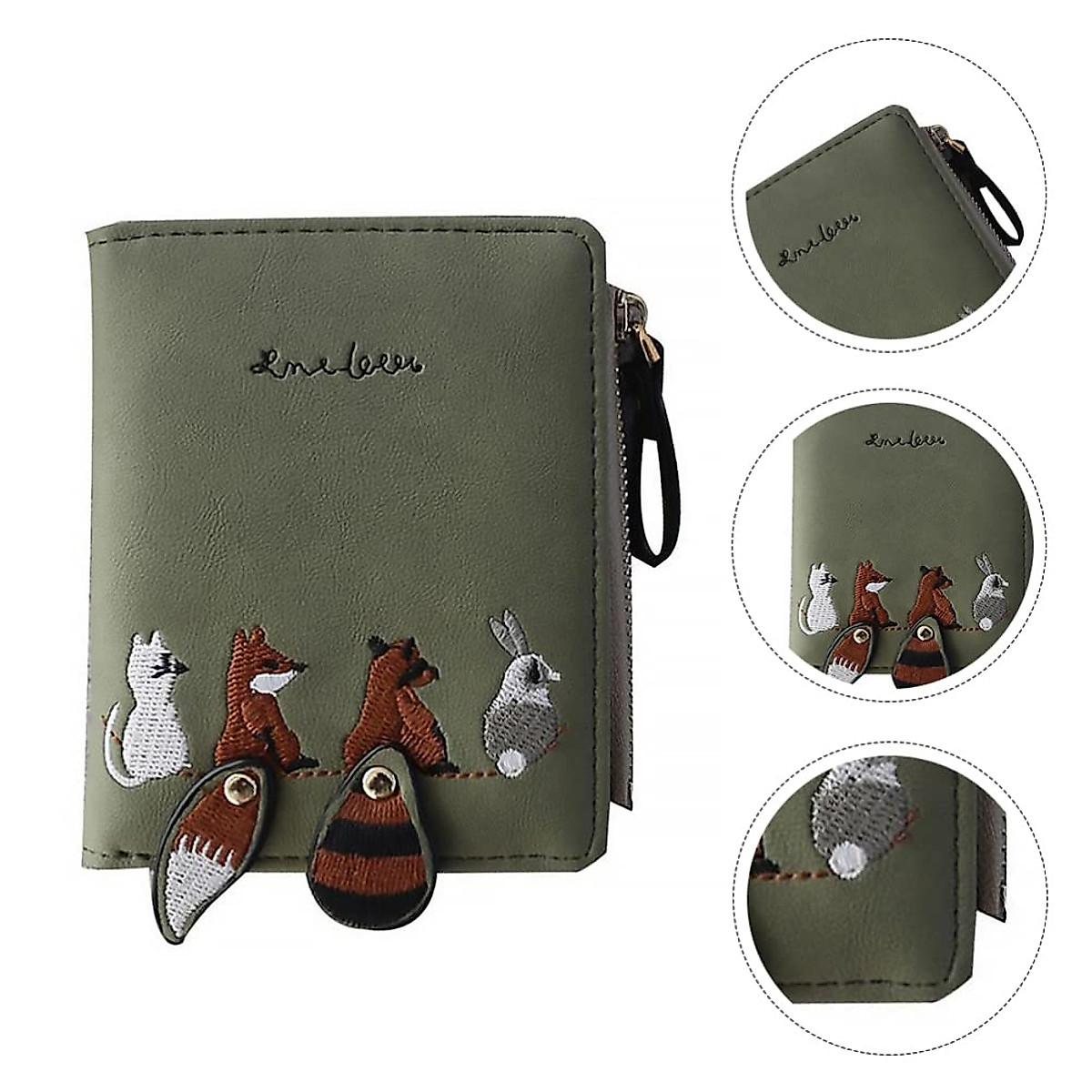 Kawaii Wallet Cute Wallets Animal Purses Wallet Purse Coin Pouches Wallet Aesthetic Foldable Purse