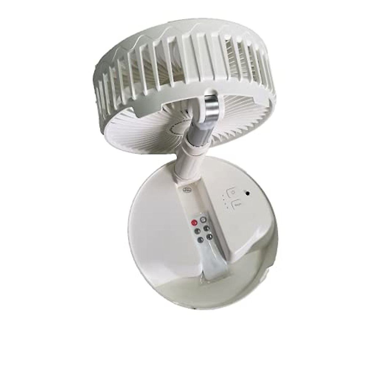 Fly Kan Retractable folding remote control desktop fan, USB table fan, portable remote control fan, suitable for office, home, outdoor camping, etc.