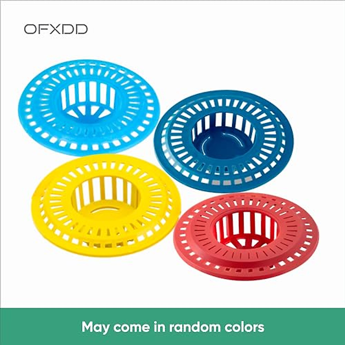 Drain Cover Kitchen Sink - Plastic & Stainless Steel Sink Strainers Set of 3 - Hair Drain Catcher Bathtub 2.75 & 2.36 & 3.10 Inches