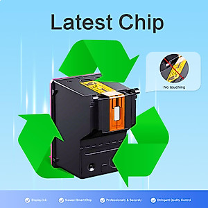 YATUNINK Remanufactured Replacement for HP 62XL 62 XL Black Color Ink Cartridges to Use with Envy 5640 5642 5643 5646 5660 7640 7645 OfficeJet 5740 5745 5746 200 250 Printer(2 Pack)