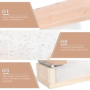 GANAZONO Wooden Tortilla Press Dumpling Skin Maker Rotis Press Dough Presser Pastry Press Maker Baking Tool for The Qingming Festival Home Kitchen Tool (36x10cm)