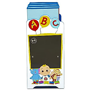 Delta Children Design & Store 6 Bin Toy Storage Organizer - Greenguard Gold Certified, CoComelon