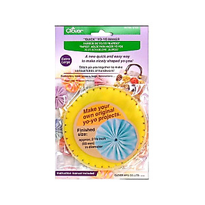 Bundle of Two (2) Quick Yo-Yo Makers: Small (Makes 1.25" yo-yos) and Extra Large (Makes 2-3/8" yo-yos)